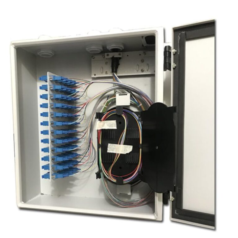 48 Port Wall Mount Fiber Enclosure - Unisol Communications