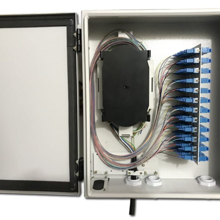 48 Port Wall Mount Fiber Enclosure - Unisol Communications