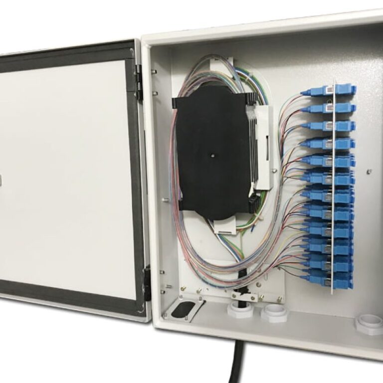 48 Port Wall Mount Fiber Enclosure - Unisol Communications