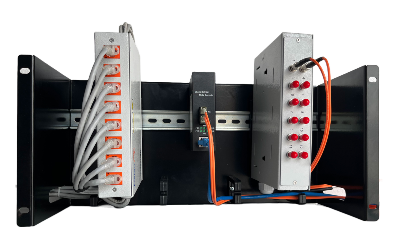19 Inch Rack Mount Din Rail Chassis Panel (4U/5U) - Unisol
