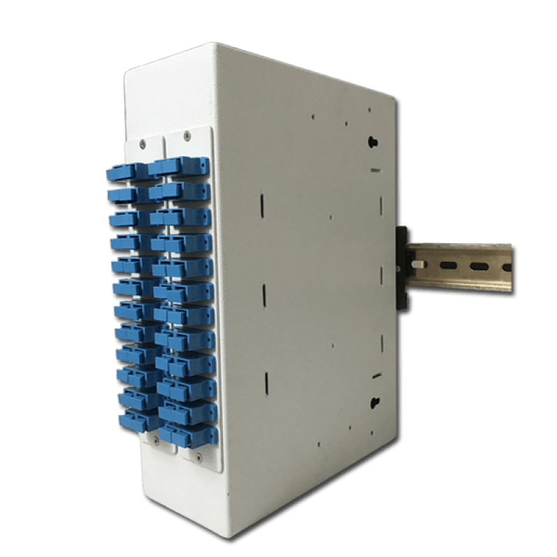 Medium 24 Port Din Rail Patch Panel - Unisol
