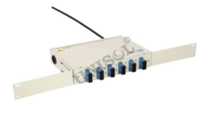 12 Port Din Rail Fiber Optic Patch Panel / Unisol