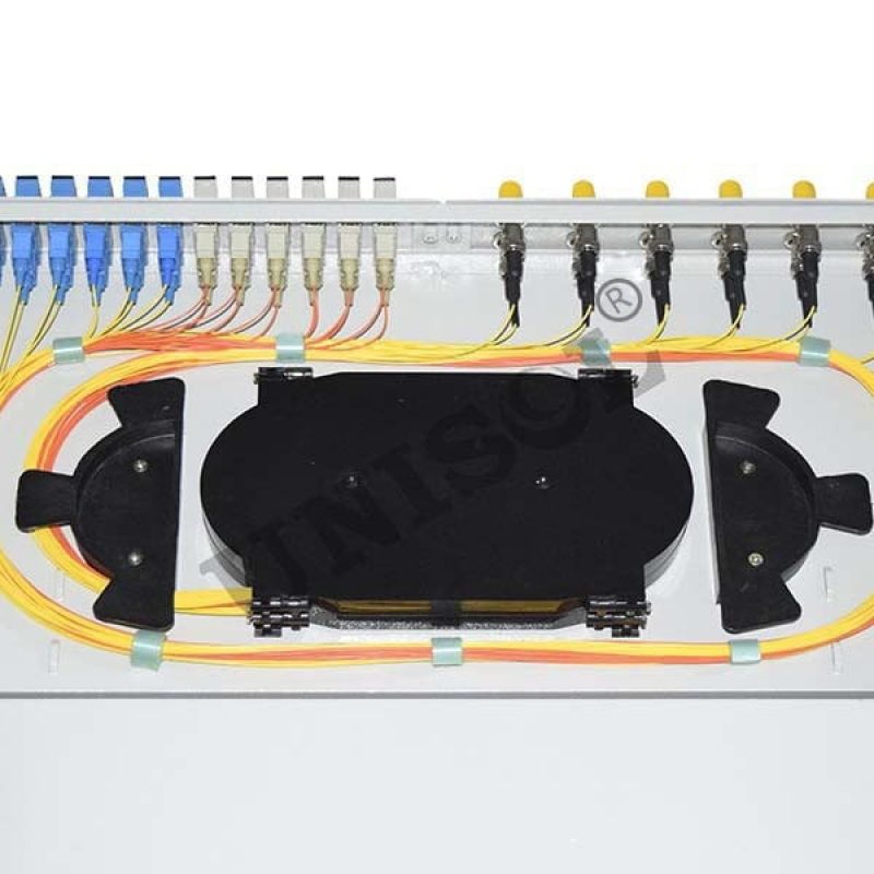 12 Port Sliding Rack Mount Fiber Patch Panel - Unisol