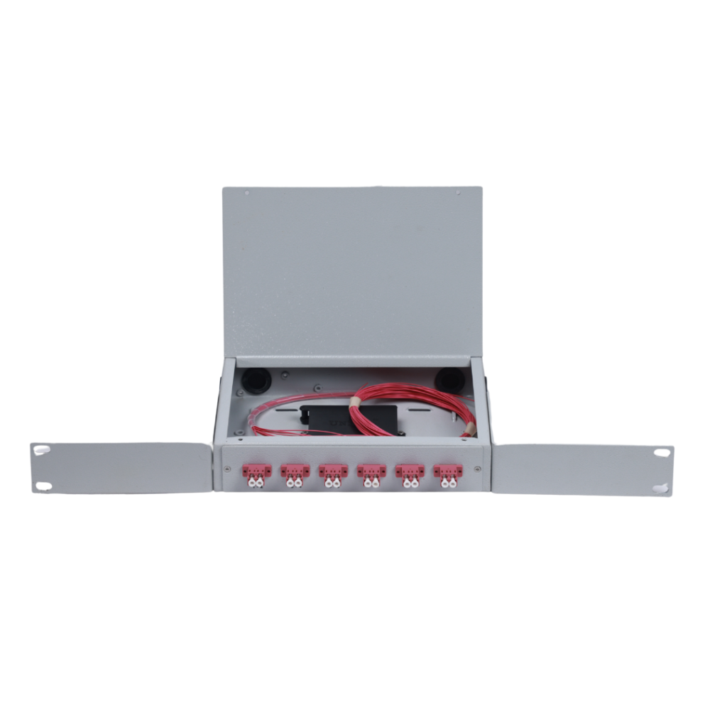 Mini 12 Port Rack Mount Fiber Patch Panel / LIU - Unisol